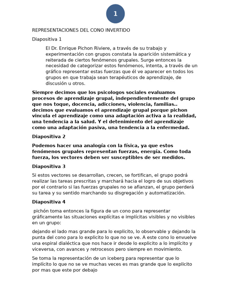 Estructura de Teoria Del Cono | PDF