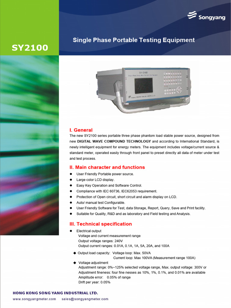 2100 portable source brochure | PDF