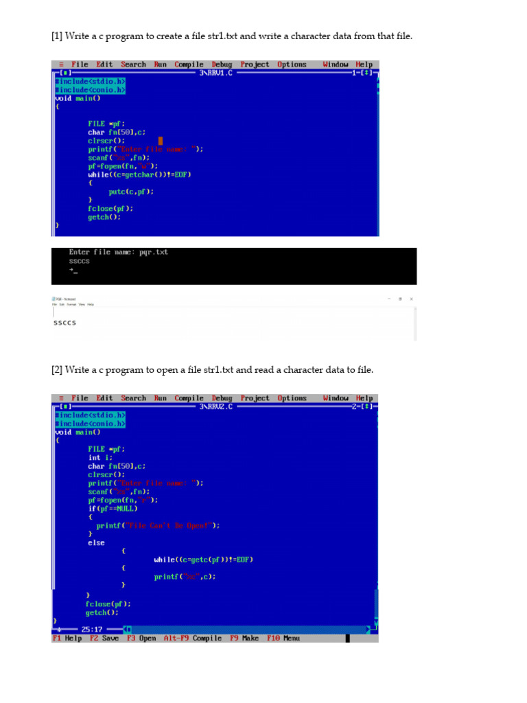 Assignment 3 Program 1 and 6 Solution | PDF