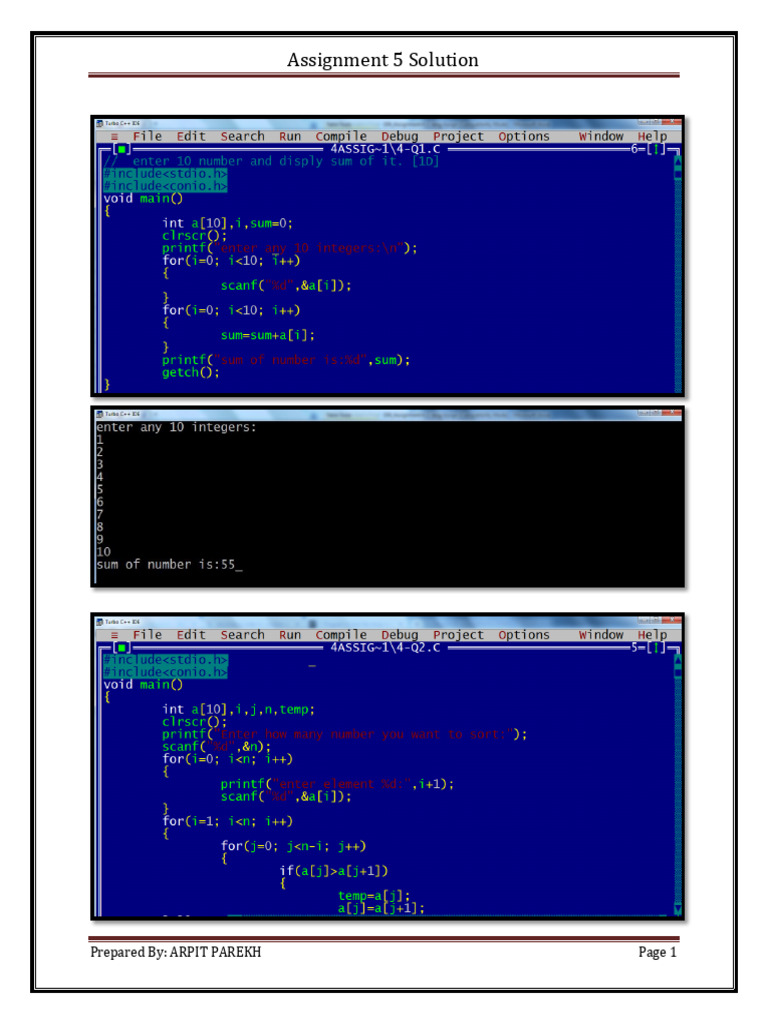Assignment 5 Final Solution | PDF