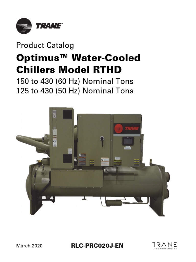 chiller trane RTHD | PDF