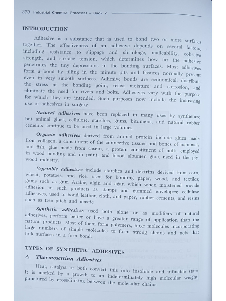 ADHESIVES | PDF