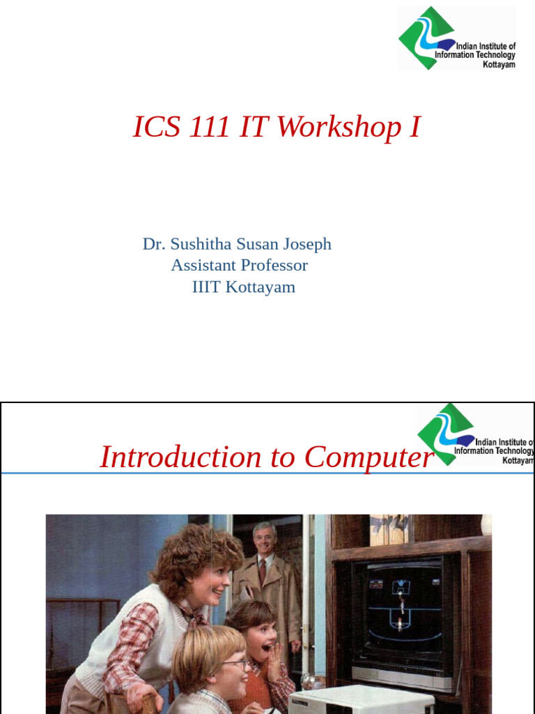 Introduction To Computer | PDF