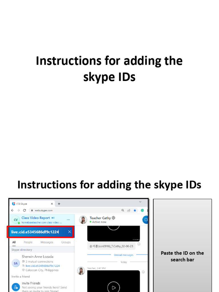 How To Add Skype | PDF