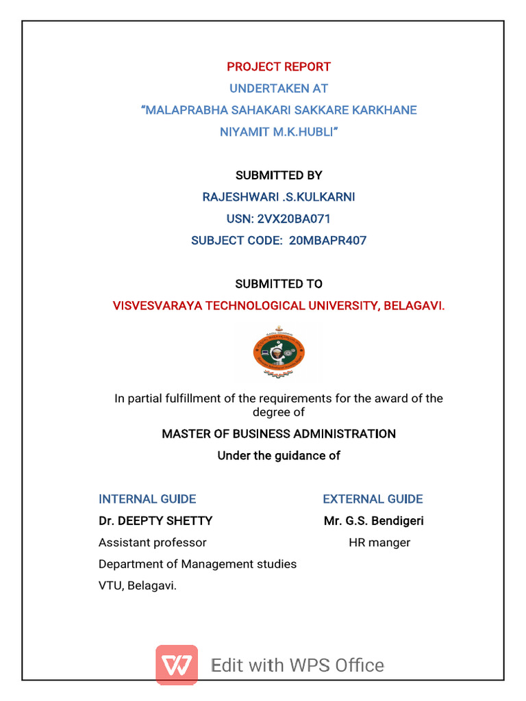 Rajeshwari Kulkarni Final Project-1 | PDF