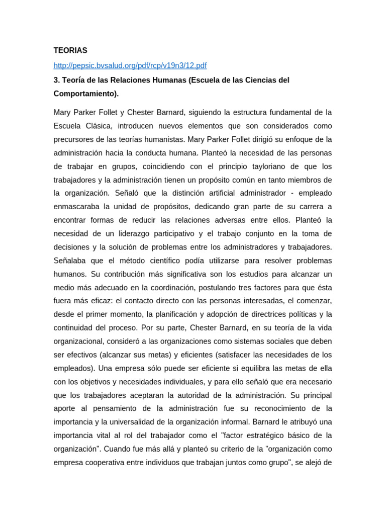 TEORIAS | PDF