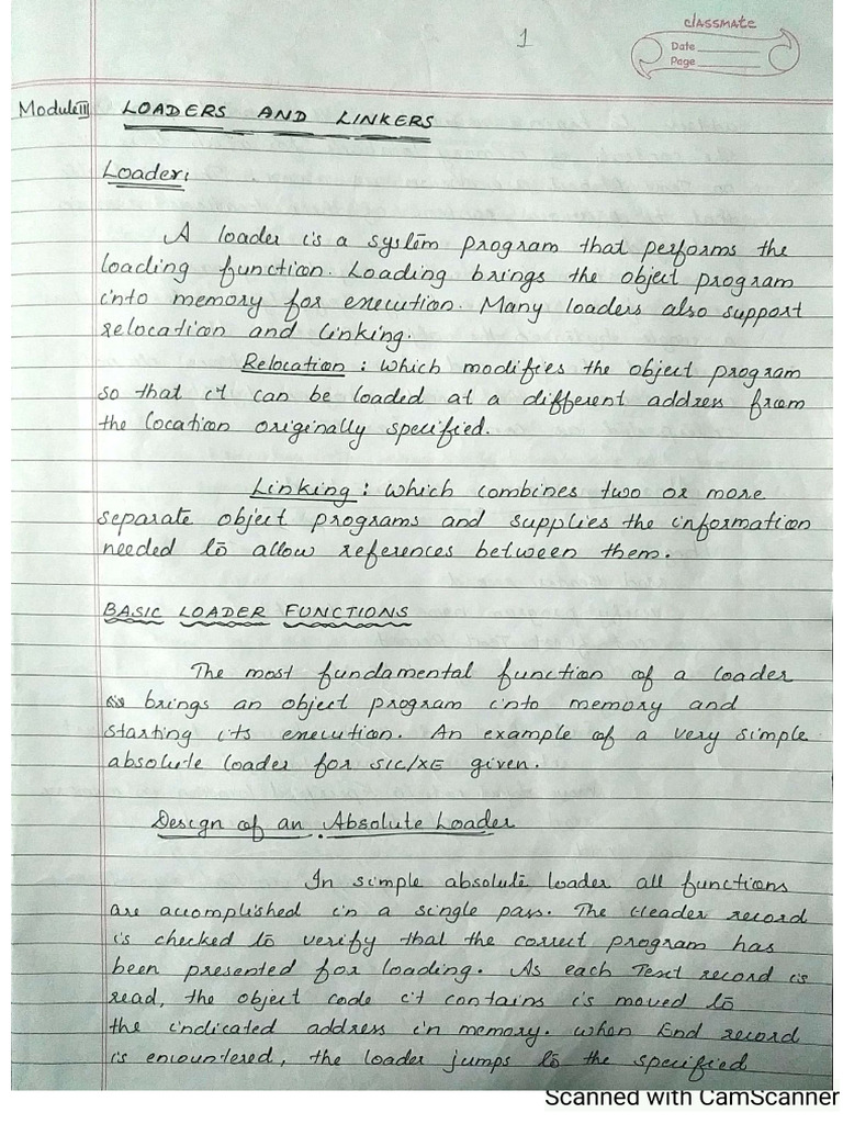 Machine Dependent Loader Features | PDF