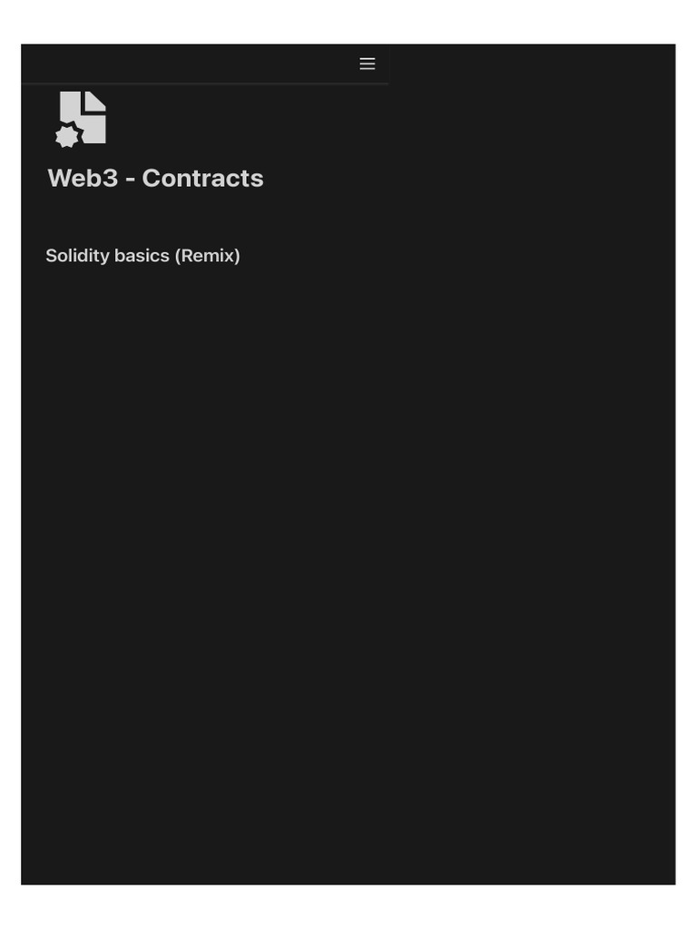 CourseHeist - W3 - Contracts | PDF