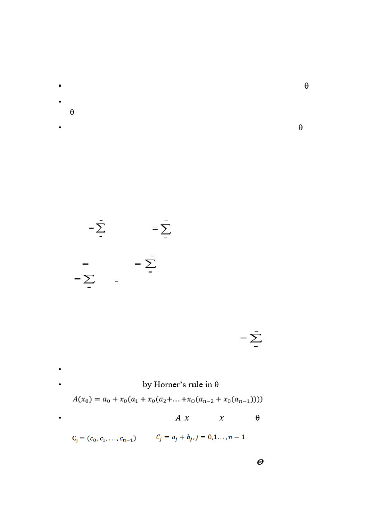 Polynomials and FFT | PDF | Fast Fourier Transform | Discrete Fourier Transform