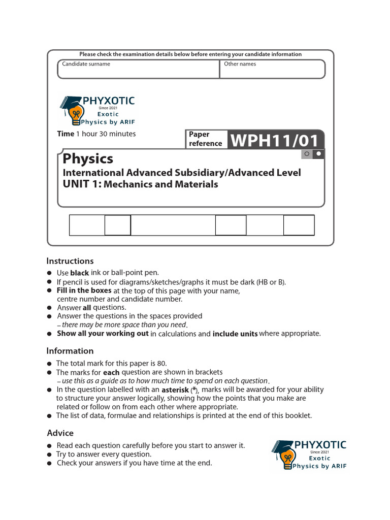 Sample Mock U1 QP | PDF