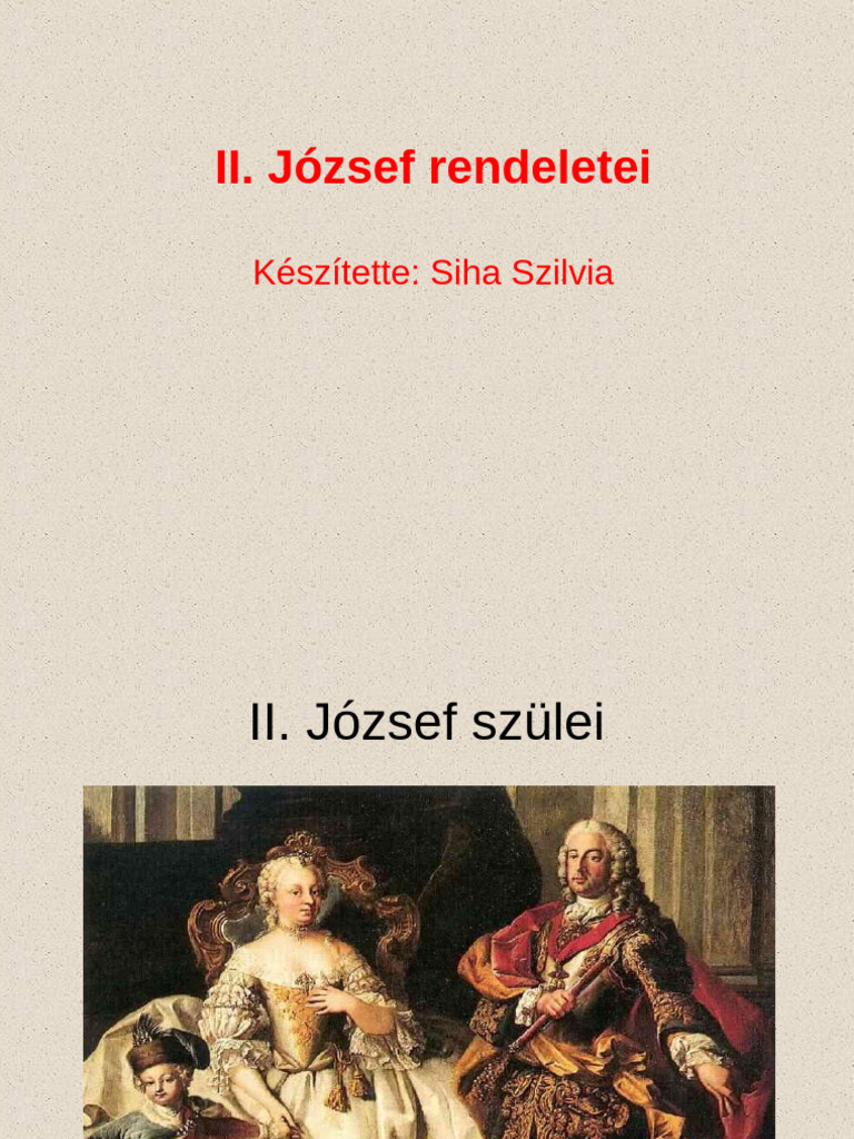 14 II Jozsef Rendeletei 2 | PDF