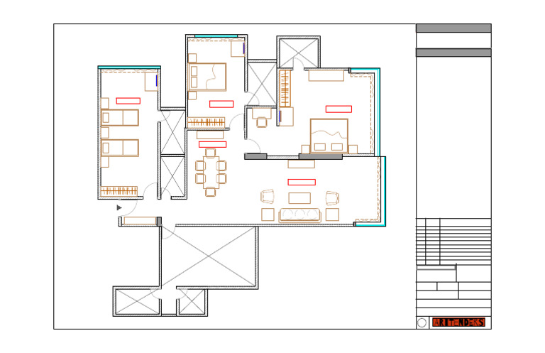Reliance Residence - Furniture Layout | PDF