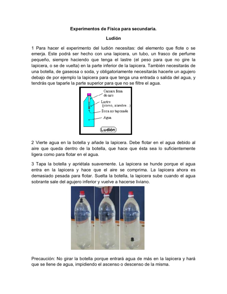 Experimentos De Física Para Secundaria