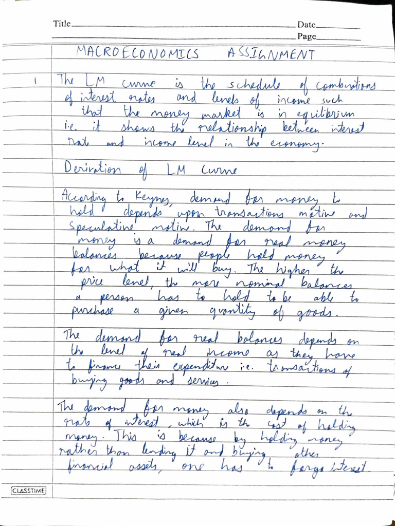 macro assignment | PDF