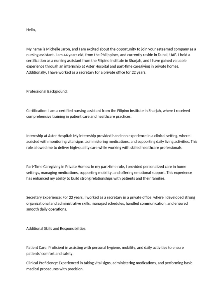 Self Introduction | PDF