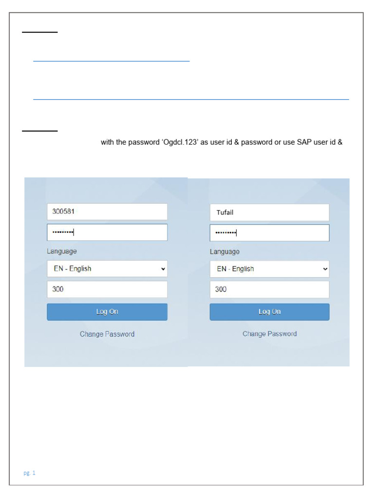 SAP Self Service Document Final - PDF | PDF