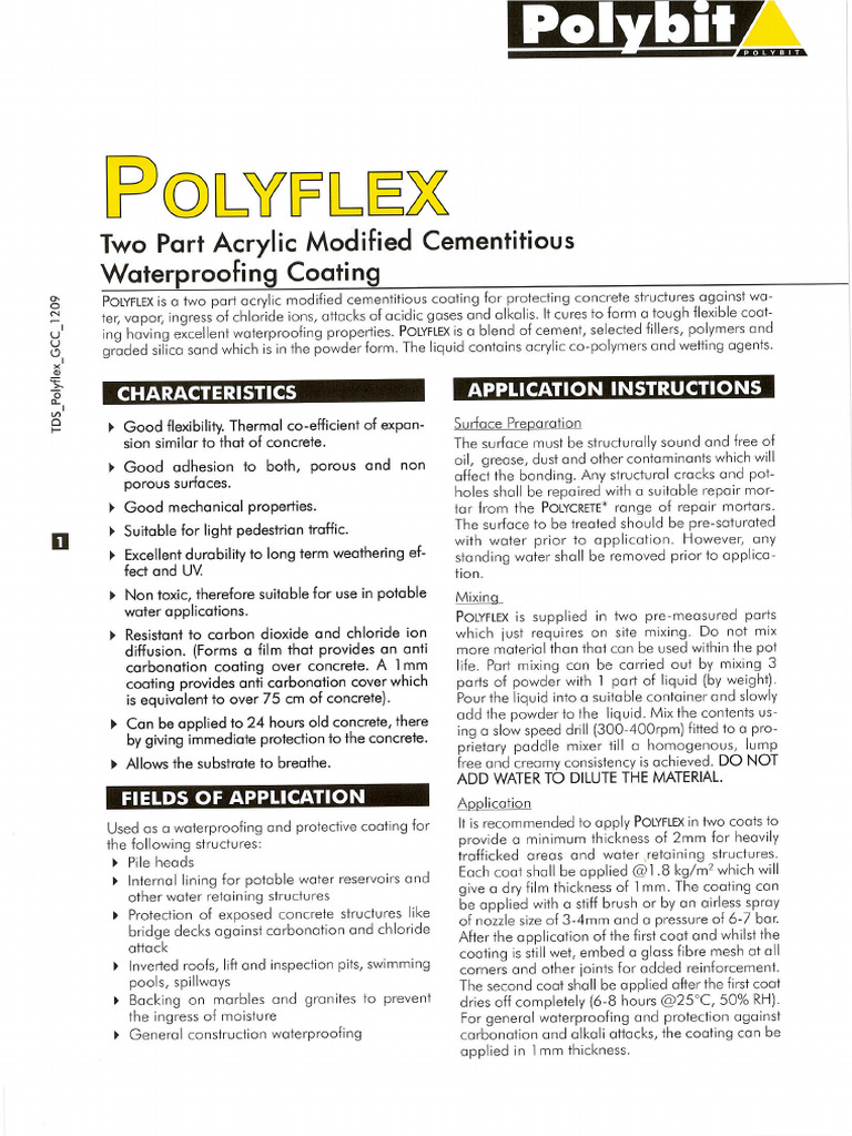 TDS polyflex | PDF