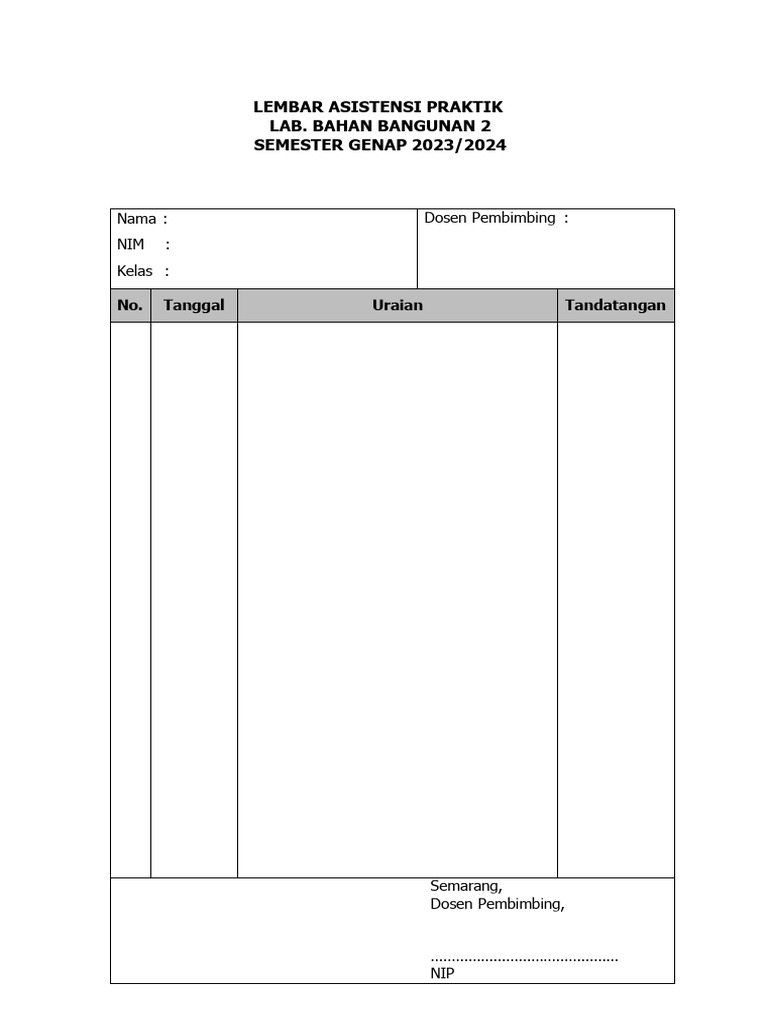 Lembar Asistensi Bb 2 | PDF