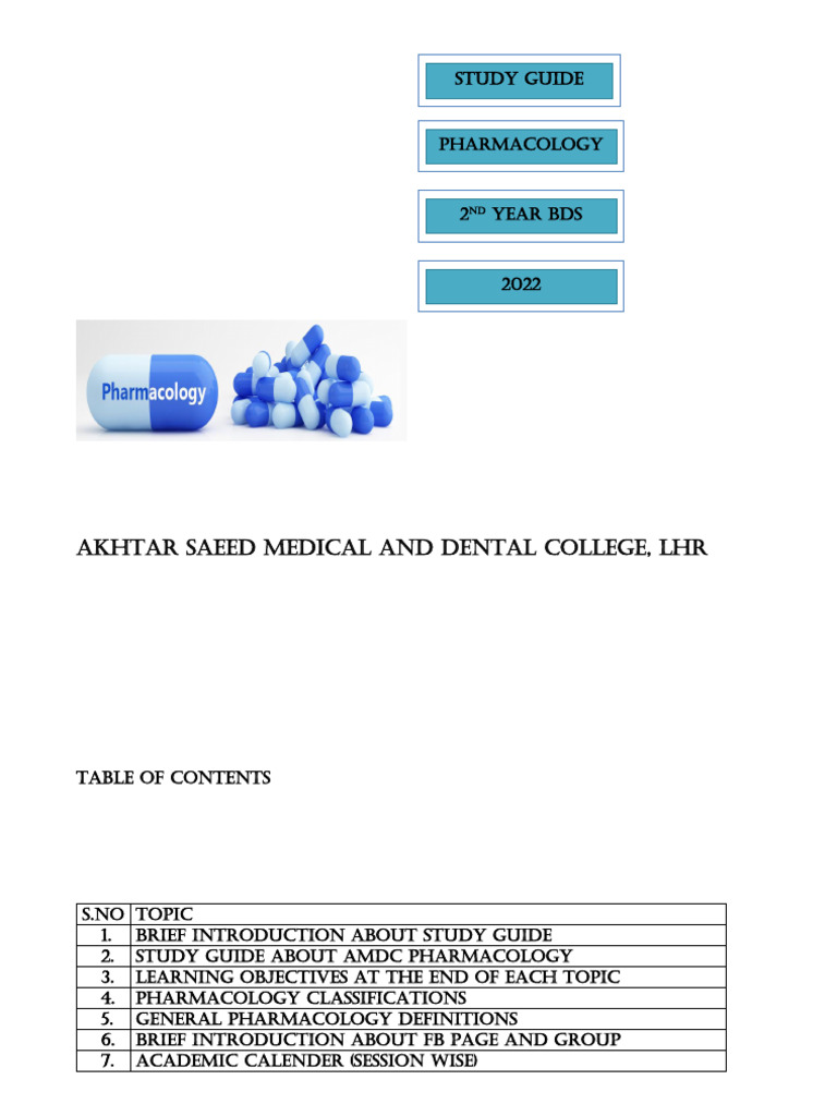 Study Guides 2nd 3rd Year Mbbs Combine | PDF