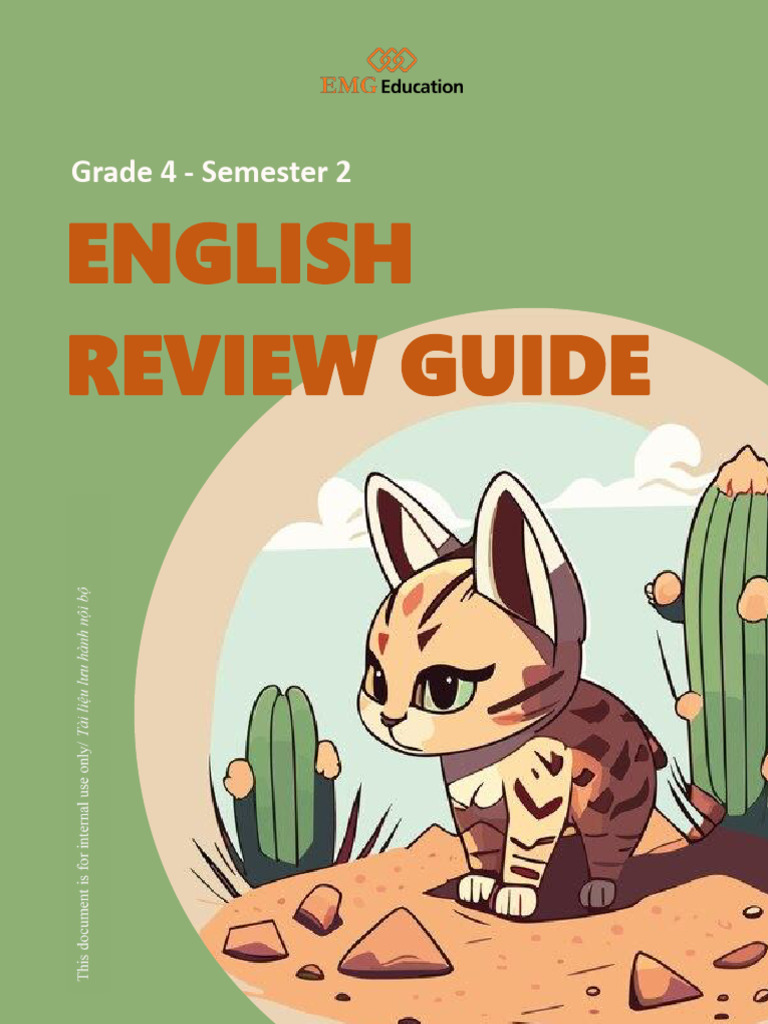 ENGLISH SEMESTER 2 REVIEW GUIDE - Tổng hợp hướng dẫn nội dung ôn tập (printable) | PDF