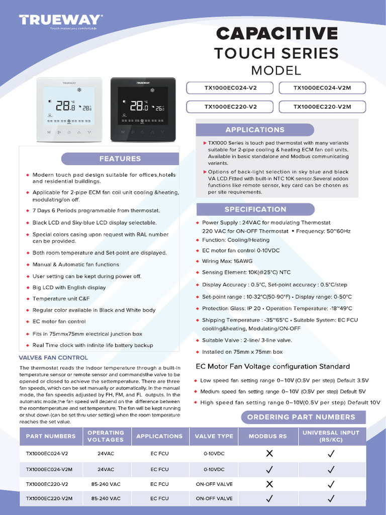 Tx1000ec024&ec220 V2 V2M | PDF