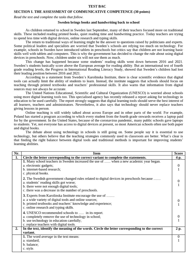 Schools in Sweden | PDF