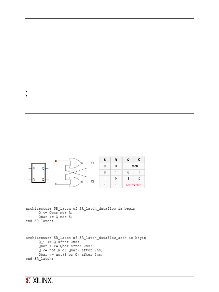 VHDL-Lab5 Vivado | PDF