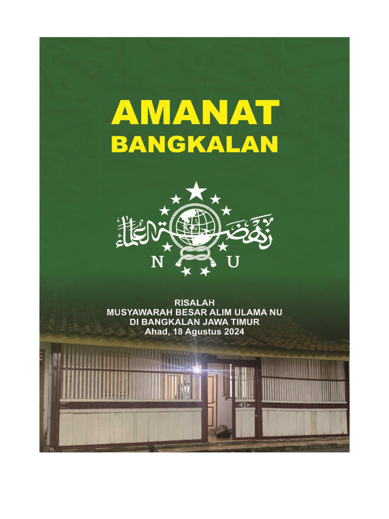 Amanat Bangkalan I | PDF