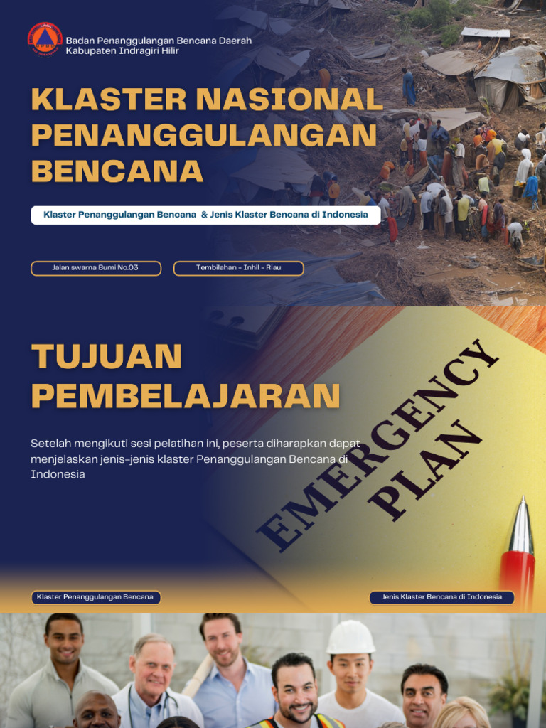 Agung Prayogi - BPBD Kab. Indragiri Hilir - Klaster Penanggulangan ...