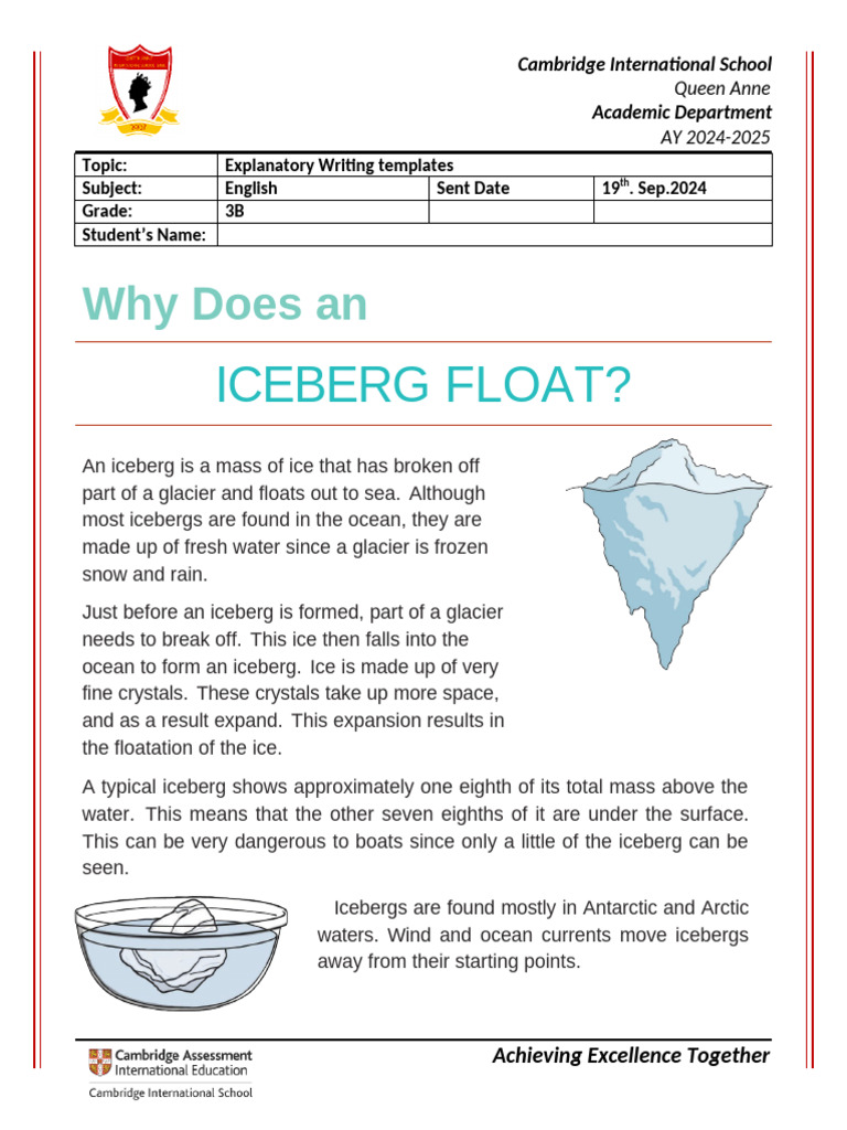 G3 Explanatory Templates | PDF
