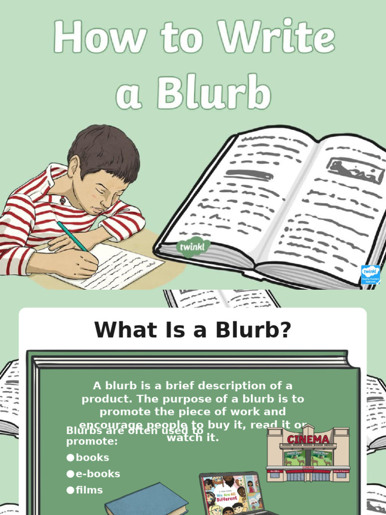 How To Write A Blurb - Ver - 1 | PDF