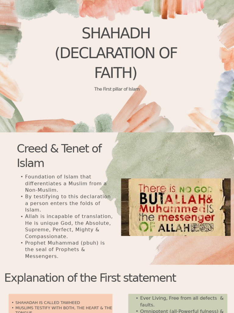 Shahadah | PDF