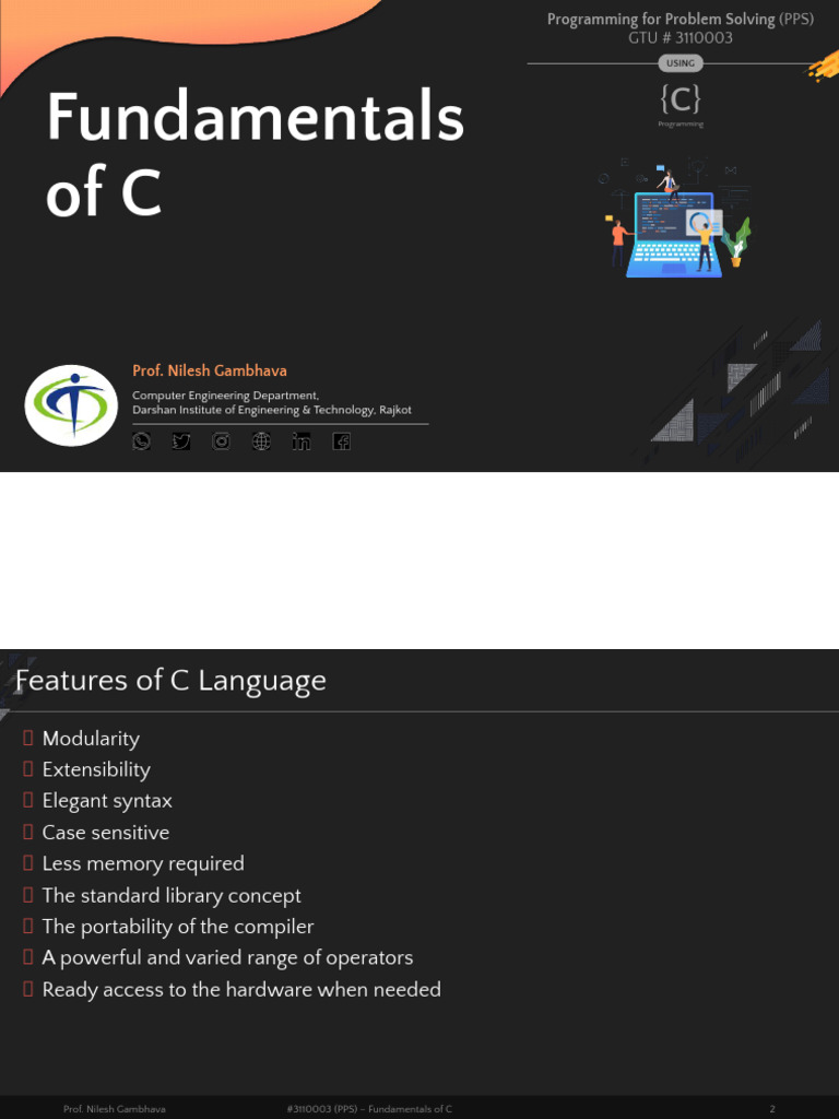 Fundamentalof C | PDF