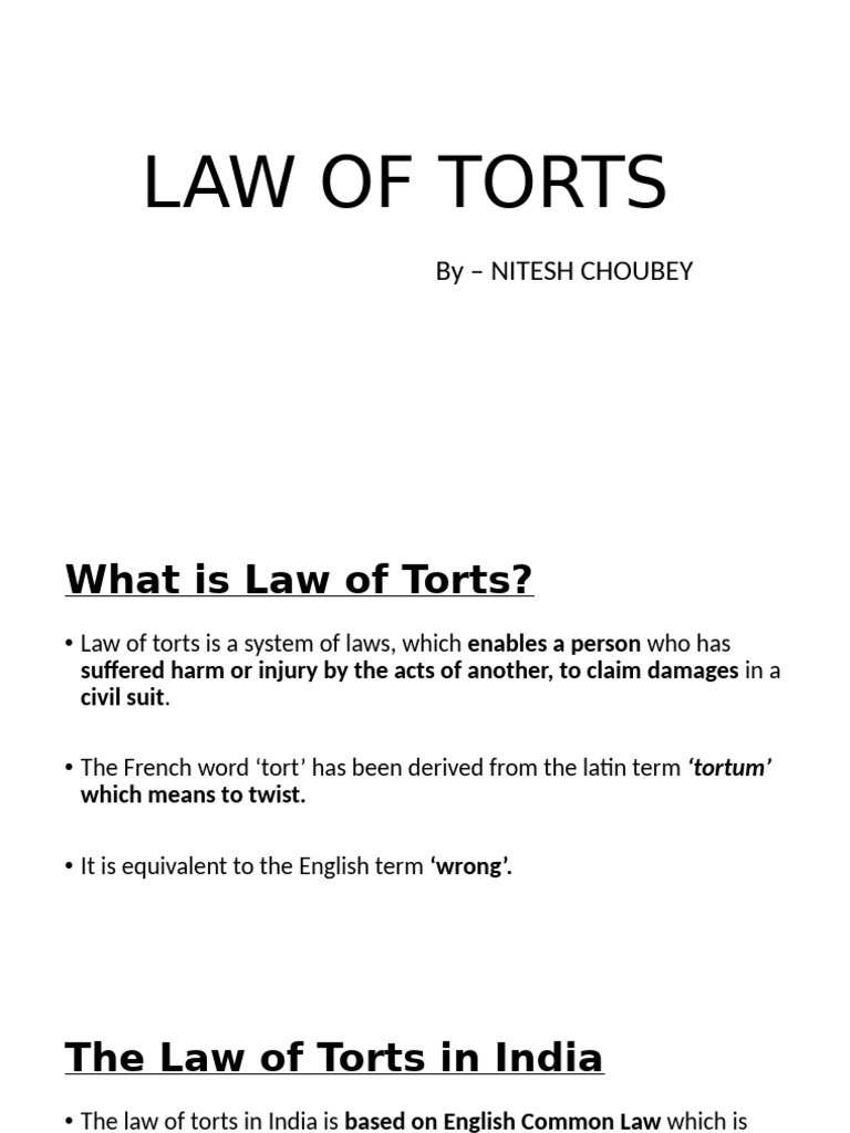TORT New | PDF