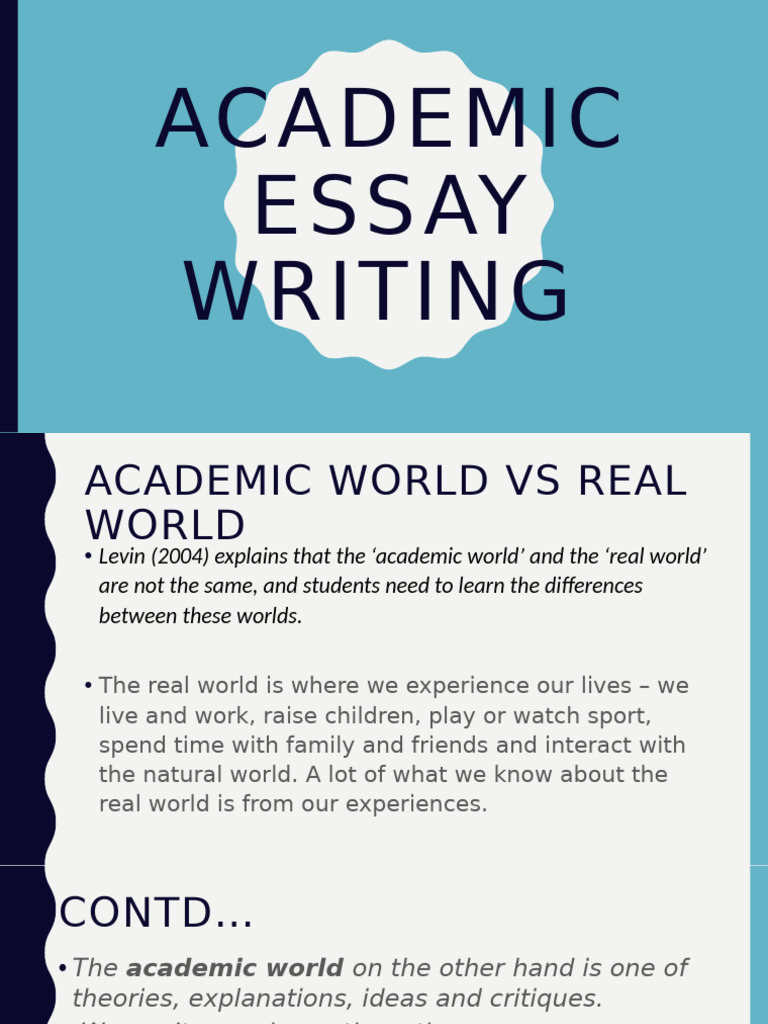 Academic Essay Writing | PDF