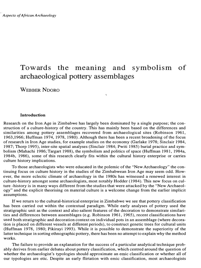Meaning and Symbolism of Pottery | PDF