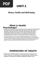 4 Dimensions of Health | PDF
