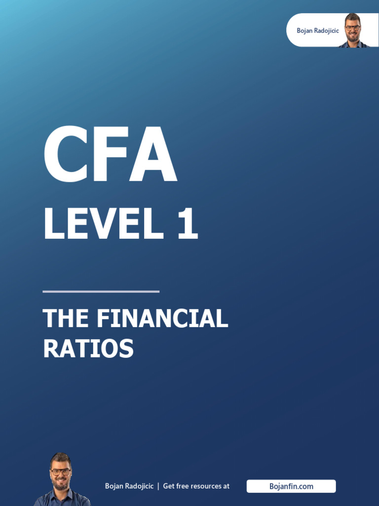 CFA Level I Ratio Numbers | PDF | Dividend | Revenue