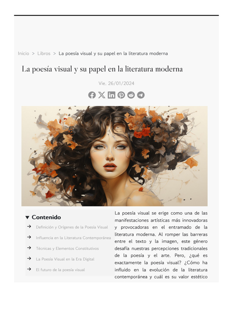 Poesía Visual en la Literatura Moderna | PDF | Poesía | Clásicos