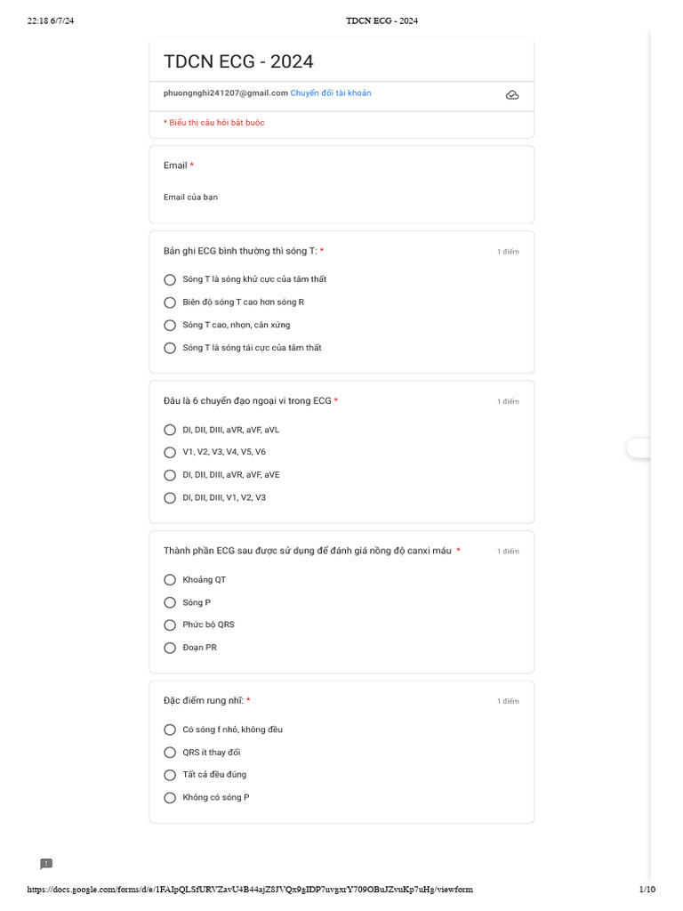 TDCN ECG - 2024 | PDF