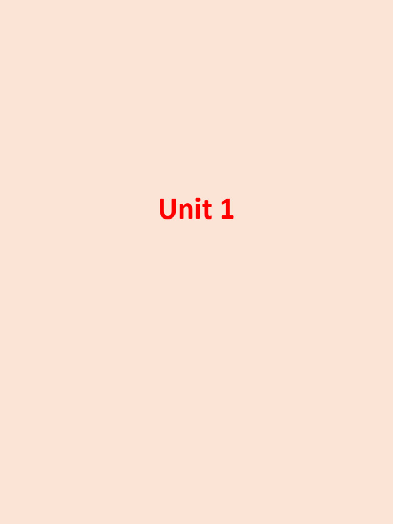 1st Prep Eng Unit1 | PDF
