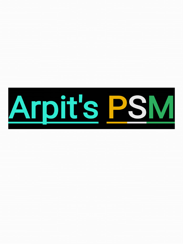 Arpit PSM Notes | PDF