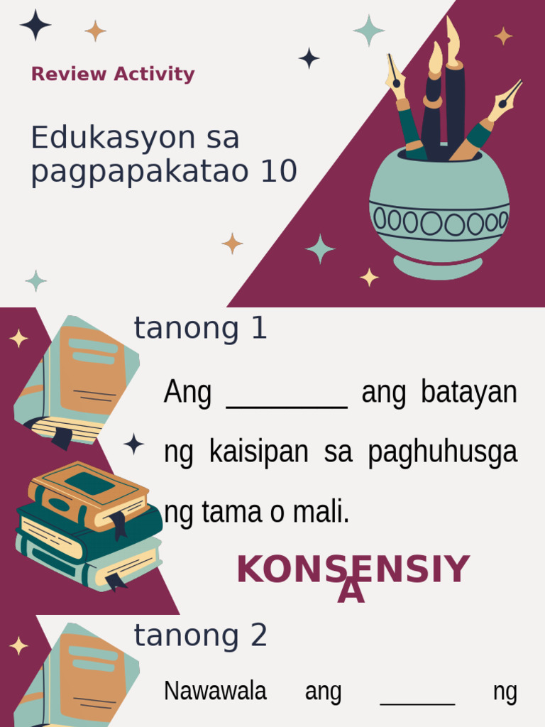 Review Activity For ESP 10 | PDF