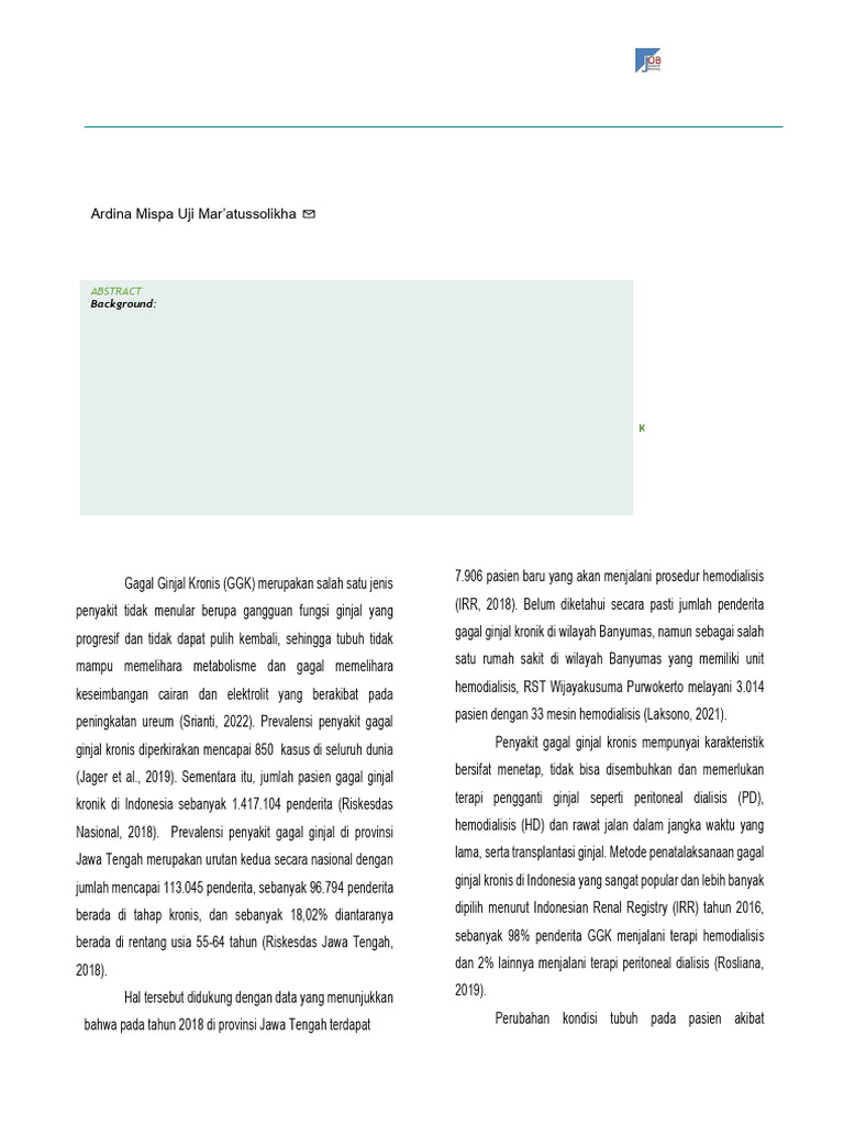 Review jurnal Kep.Jiwa | PDF