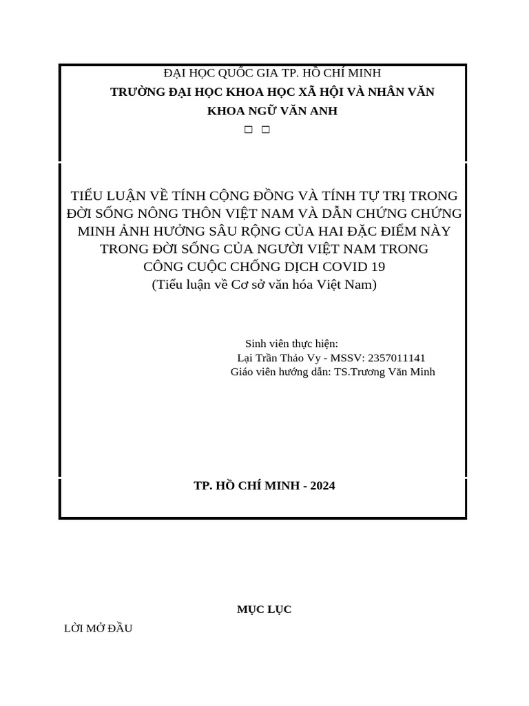 Lai Tran Thao Vy | PDF