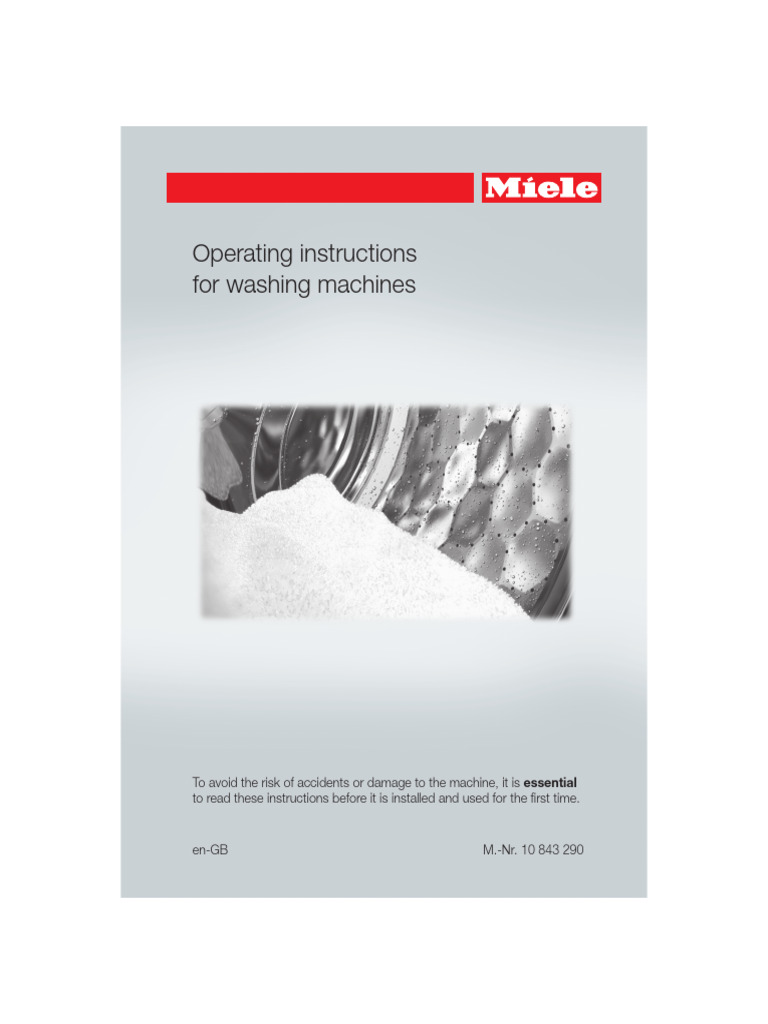 Miele manual | PDF