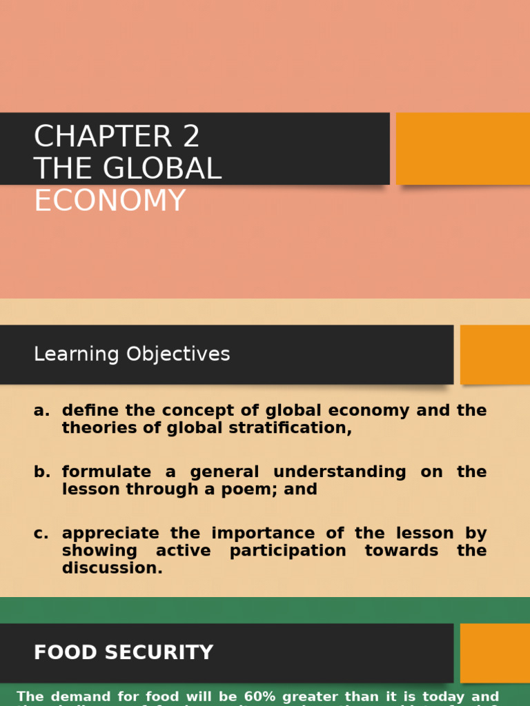 GE4 THE GLOBAL ECONOMY | PDF