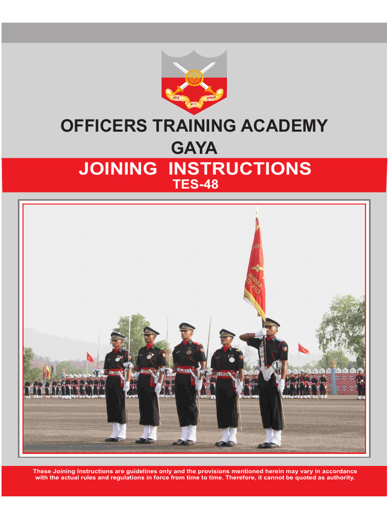 Joining Instruction Tes 48 Course | PDF