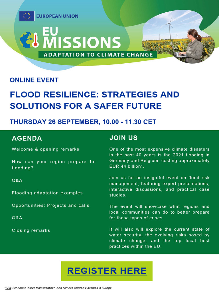 Online Event Flood Resilience Flyer | PDF