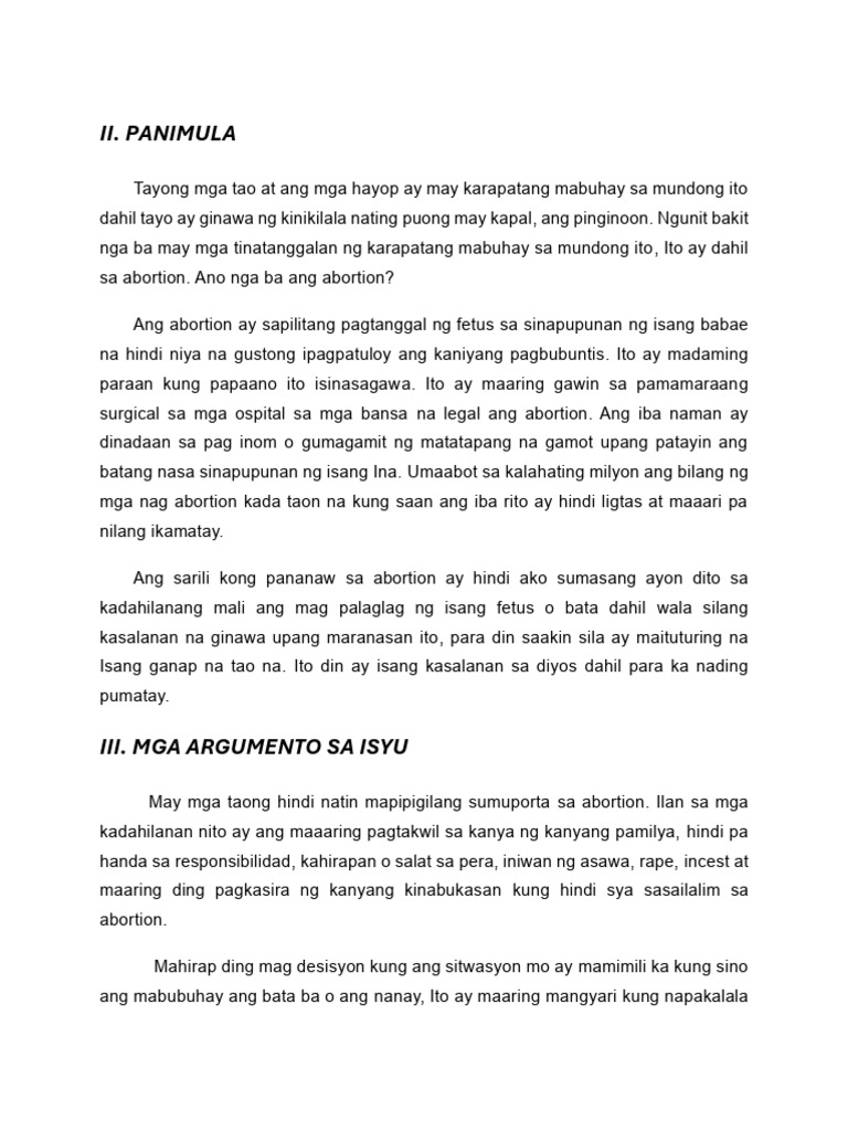 Esp Position Paper (1) | PDF